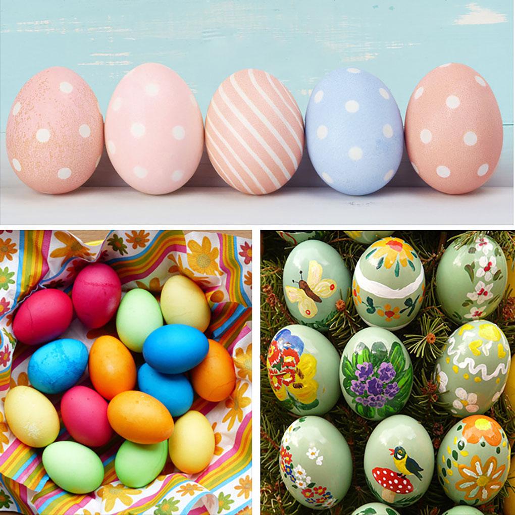 Colorful Easter Eggs Simulation Egg Plastic Easter Educational Egg DIY ...
