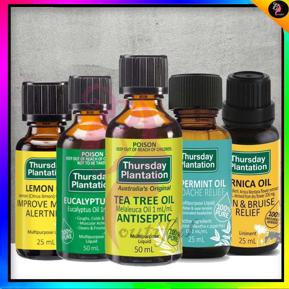 Thursday Plantation Pure Essential oils/Tea Tree Oil/ Peppermint Oil ...
