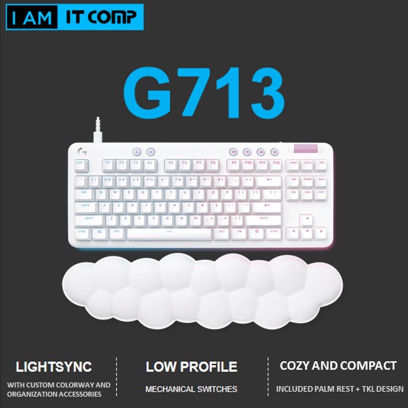 Logitech G713 TKL GX Mechanical Wired Gaming Keyboard, Lightsync RGB ...
