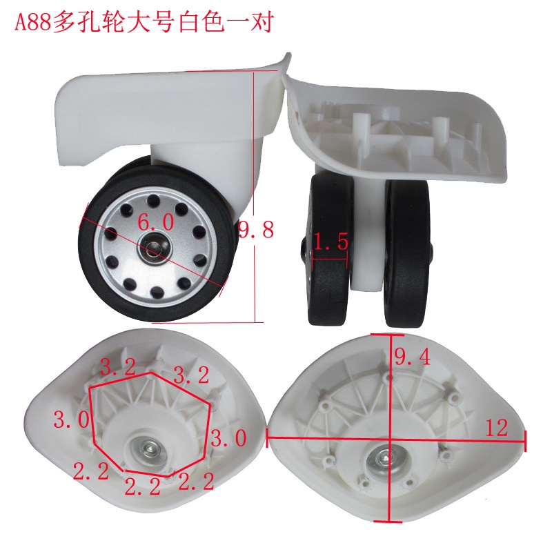 (4pcs)Luggage Wheel Replacement Wheels Suitcase Accessories Universal ...