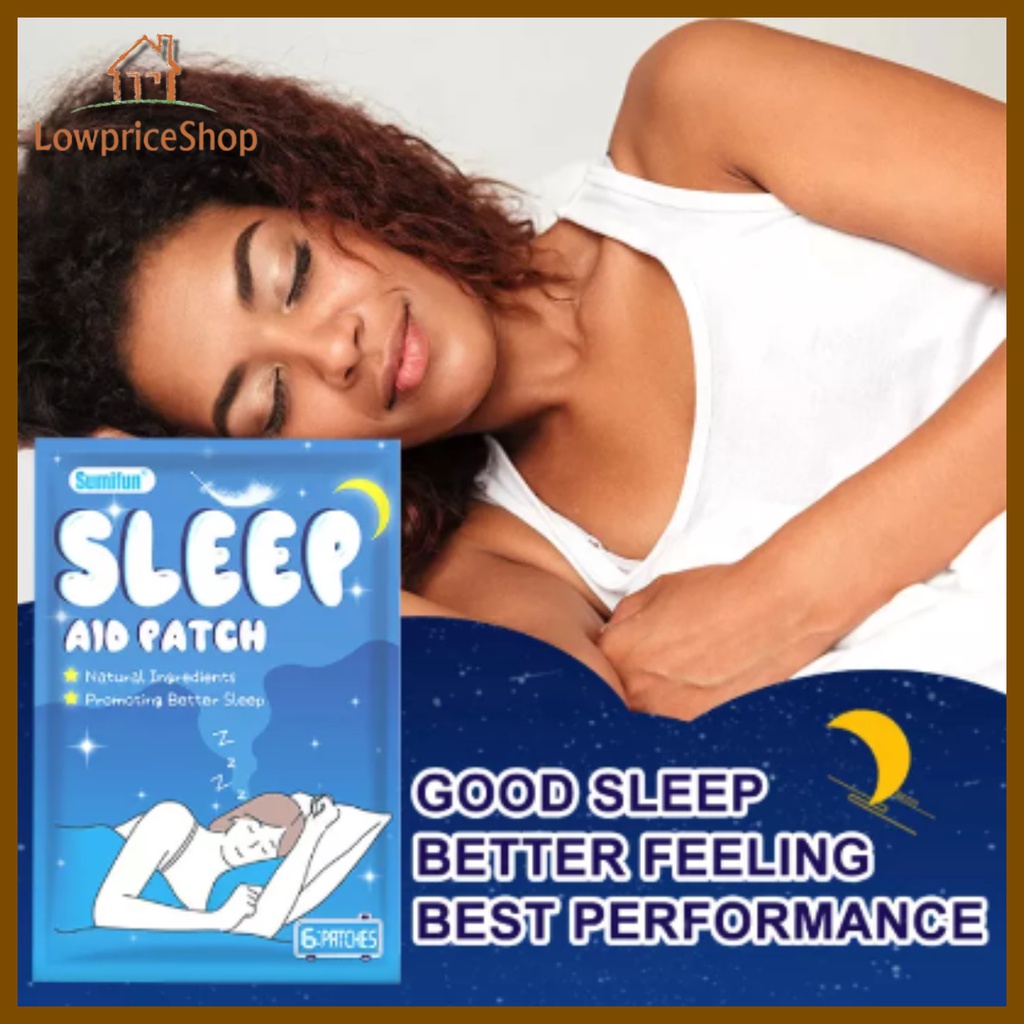 JERRY888 6pcs Sleep Aid Patches with Melatonin, Extra Strength Sleeping ...