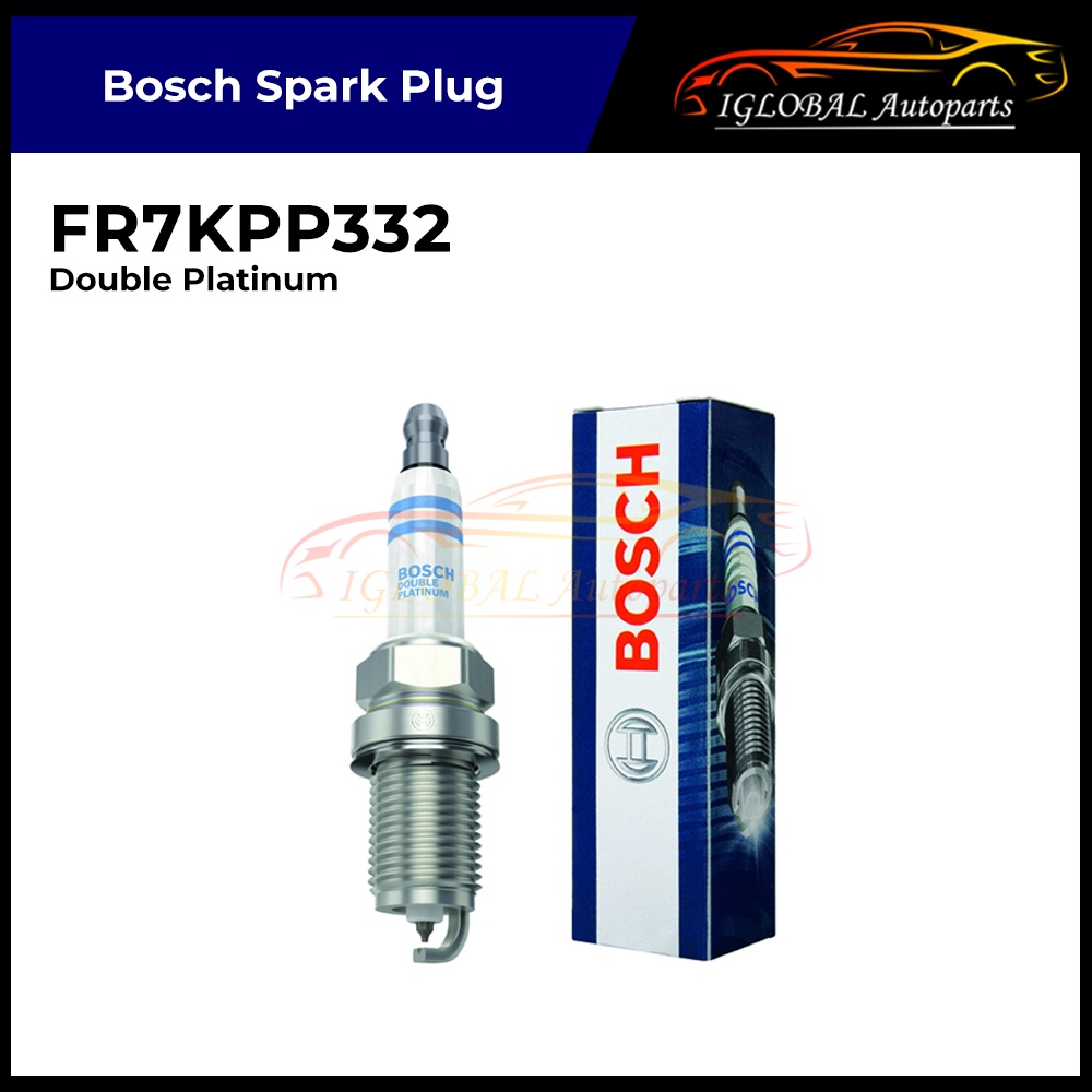 (1pc) Bosch FR7KPP332 Spark Plug - Audi A4 A5 A6 Q5 (V6) / BMW 1 3 5 6 ...