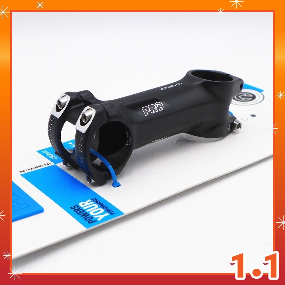 Shimano PRO PLT Road Bike Stem 10 degrees 1-1/8'' 31.8mm 50mm 60mm 70mm 80mm 90mm 100mm 110mm ...