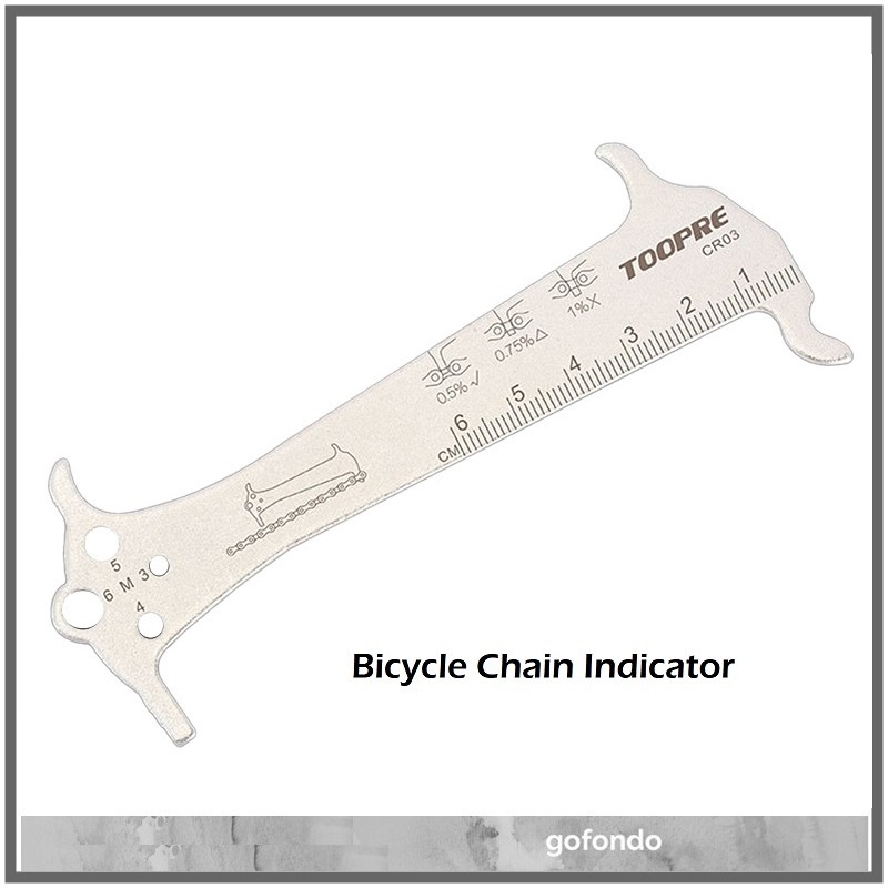 CR03 Bicycle Bike Chain GAUGE Wear Indicator Checker Measurement Ruler ...