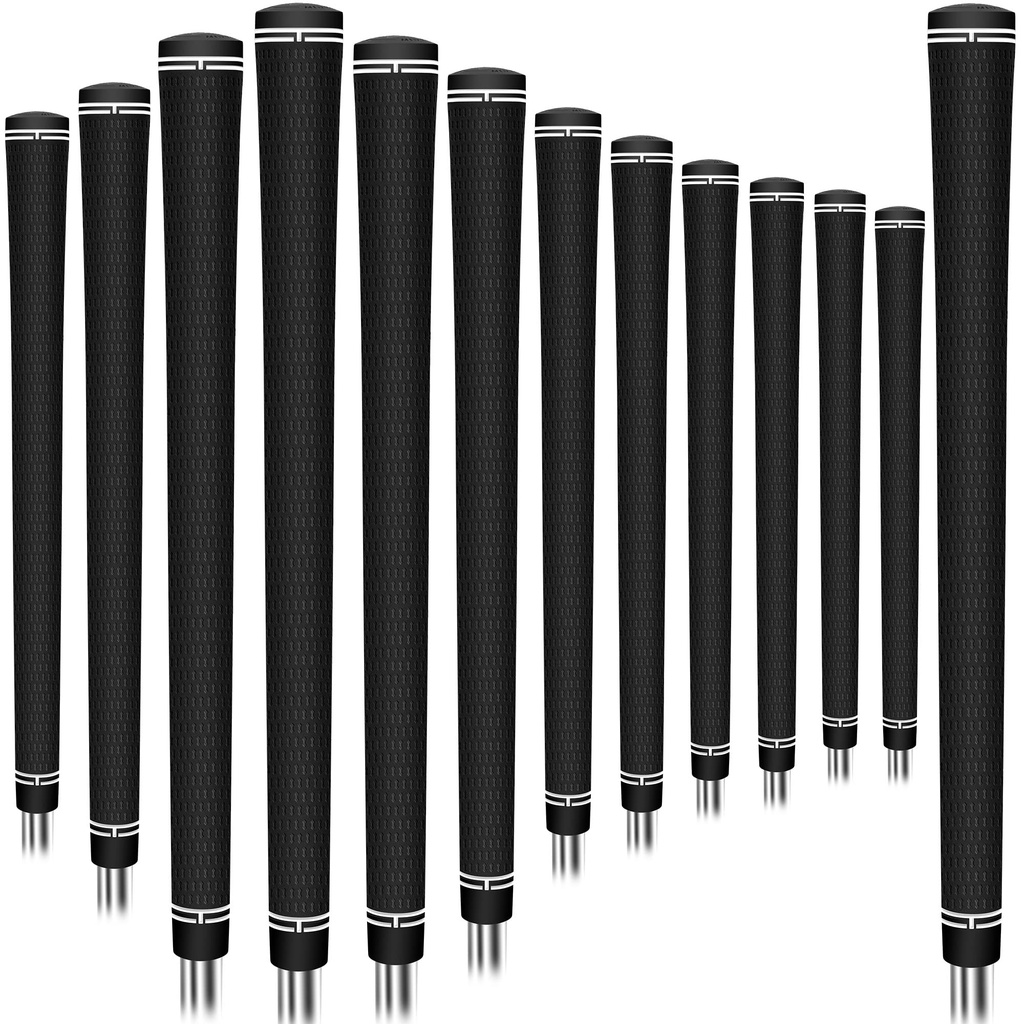 SAPLIZE CC09 Golf Grips 13 Pack, 360 Degree Wrap-around Pattern Non ...