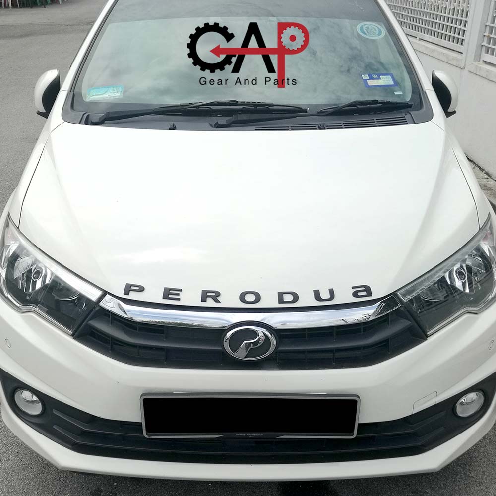 PERODUA Car Front Rear 3D Hood Wording Logo Emblem Alphabet Letter 3M ...
