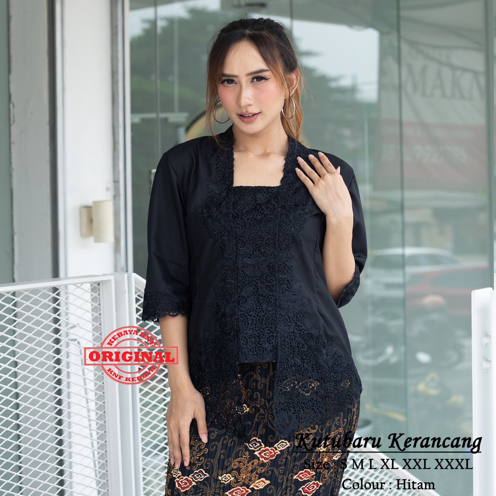 Premium Kutubaru Kebaya Top Only Modern Kebaya Kerancang Kebaya ...