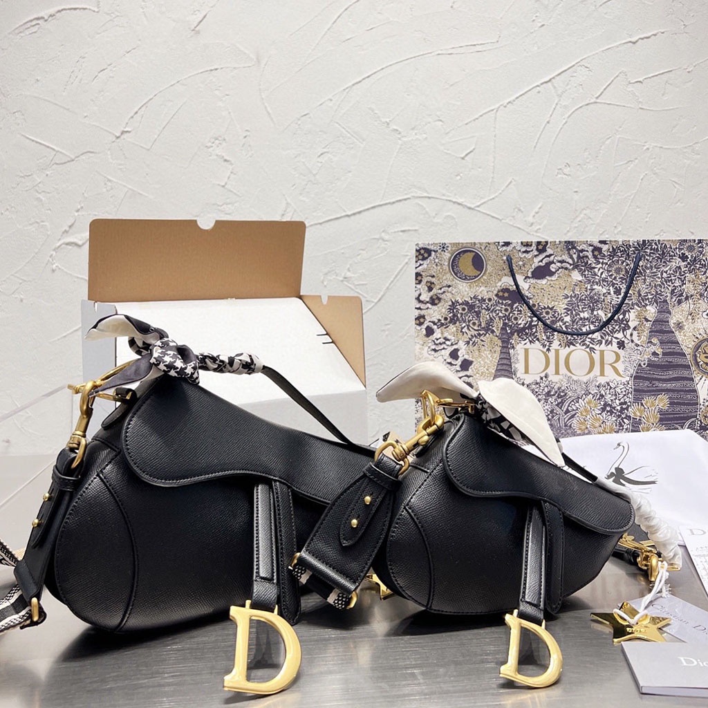 D-Mini Saddle Women's Shoulder Bag Messenger Bag (with Box) | Shopee ...