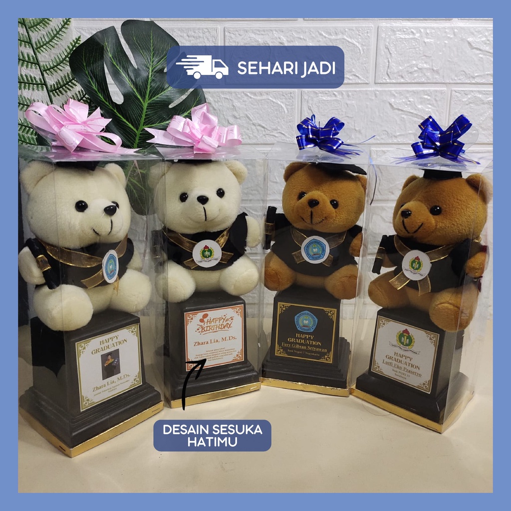 Graduation Doll Trophy Trophy+Custom Acrylic Medal/hampers Gift ...