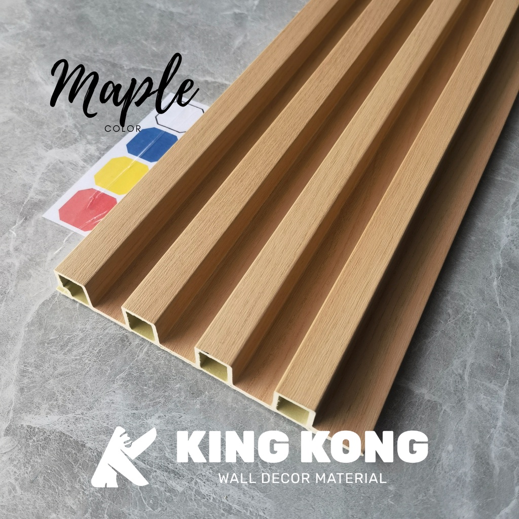 Wall Panel Fluted Wall Panel WPC materials WPC Papan Dinding 防水格栅墙板 ...