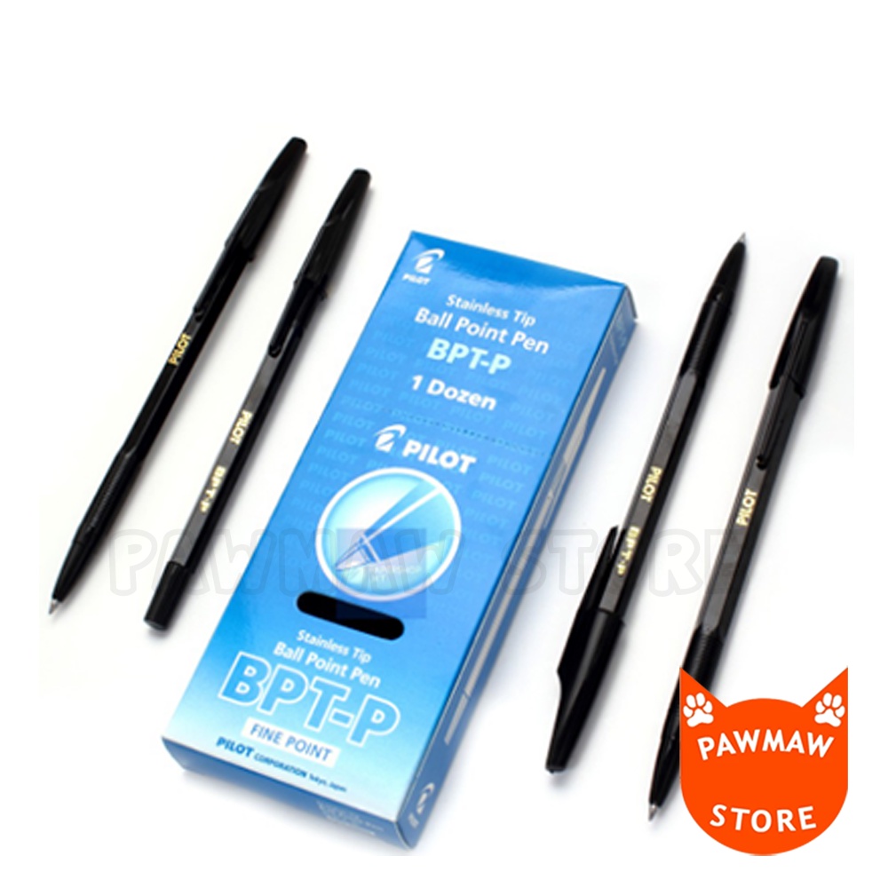 Pilot BPTP Pen Black Pen | Black Pilot Ballpoint Pen (PACK) Pen Set ...