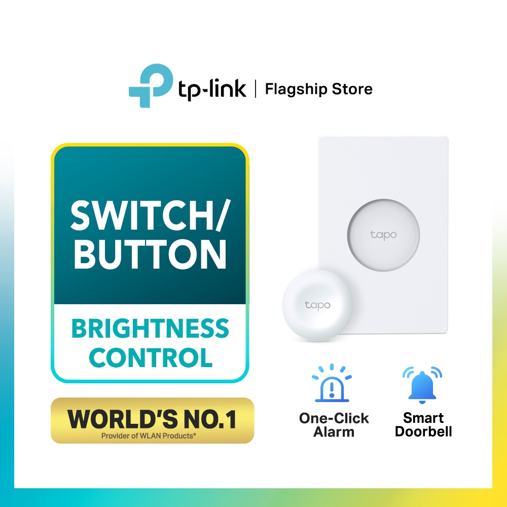TP-LINK Tapo S200D Wireless Mini Switch Smart Doorbell One Button & App ...