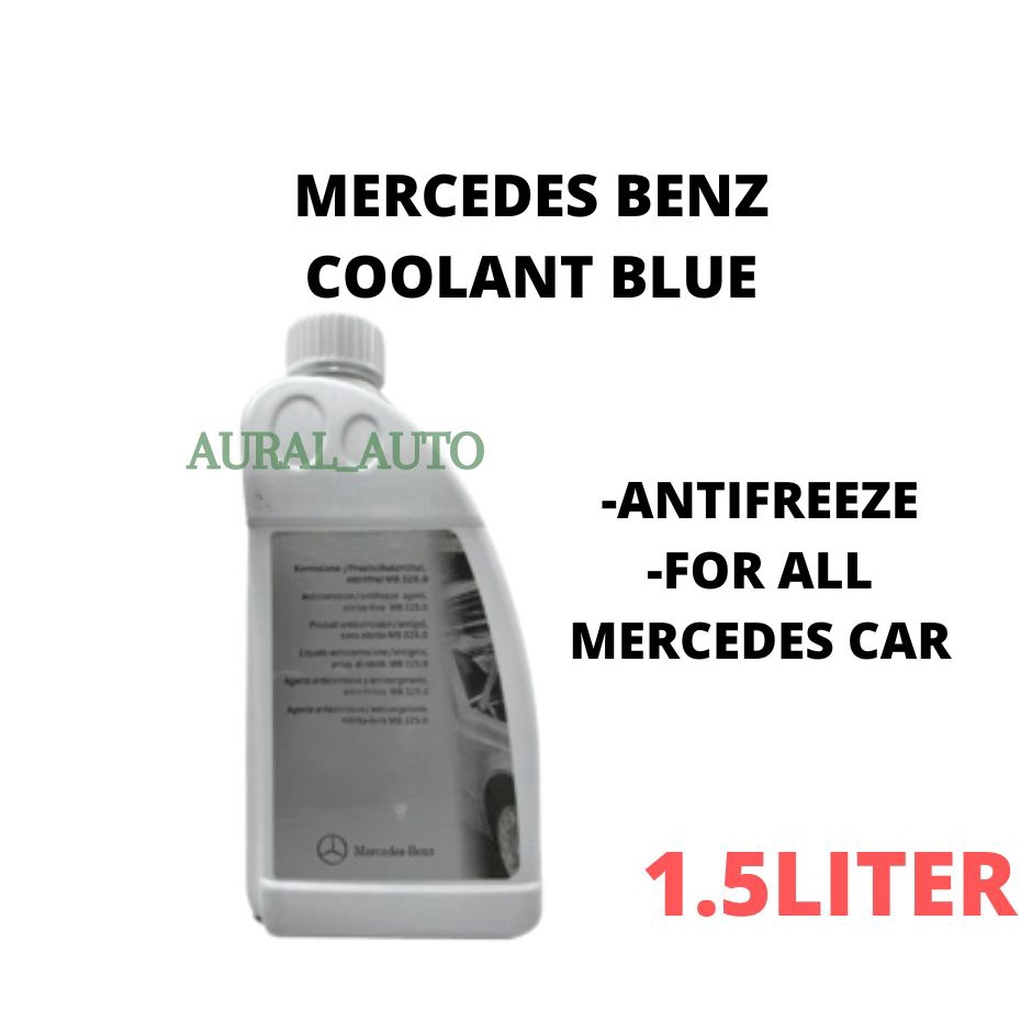 Mercedes Benz Coolant Blue AntiFreeze 000989082510 Minyak Antibeku 1 ...