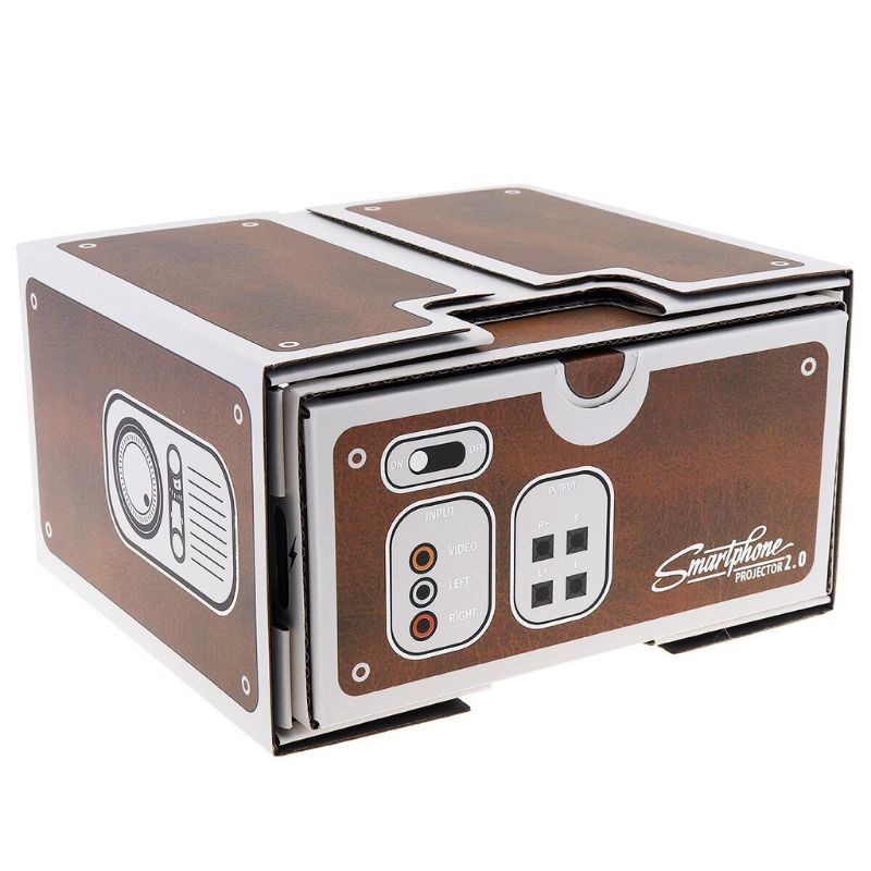 Cardboard Smartphone Projector 2.0 DIY Mobile Phone Cinema Theater ...