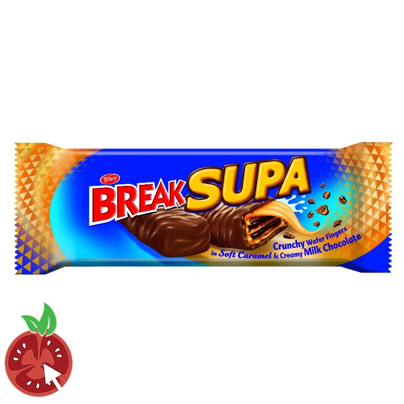 Tiffany Break Supa Chocolate Wafer Finger With Caramel | Shopee Malaysia