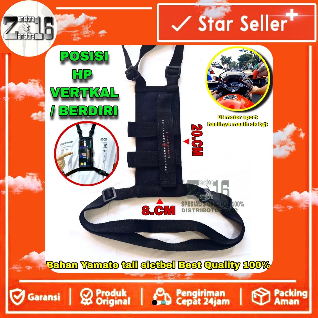 Chest Belt HP holder Chest Vertical/Stand Content REELS TOKTOK yt ...