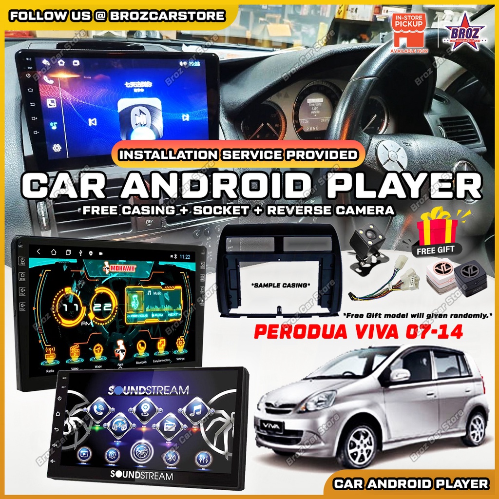 [Installation Available] 📺 For Perodua Viva 07-14 Android Player 🎁 FREE ...