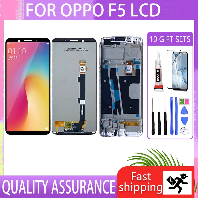 Original For OPPO F5 CPH1723 CPH1727 LCD With Frame Display Touch ...