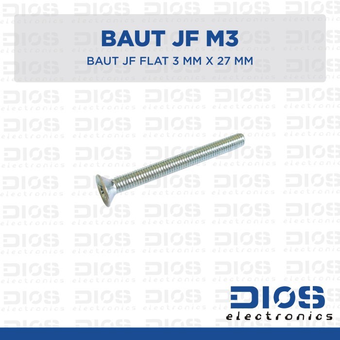 Jf Bolts 3 mm x 27 mm / M3 / Bolt (min 10 pcs) | Shopee Malaysia
