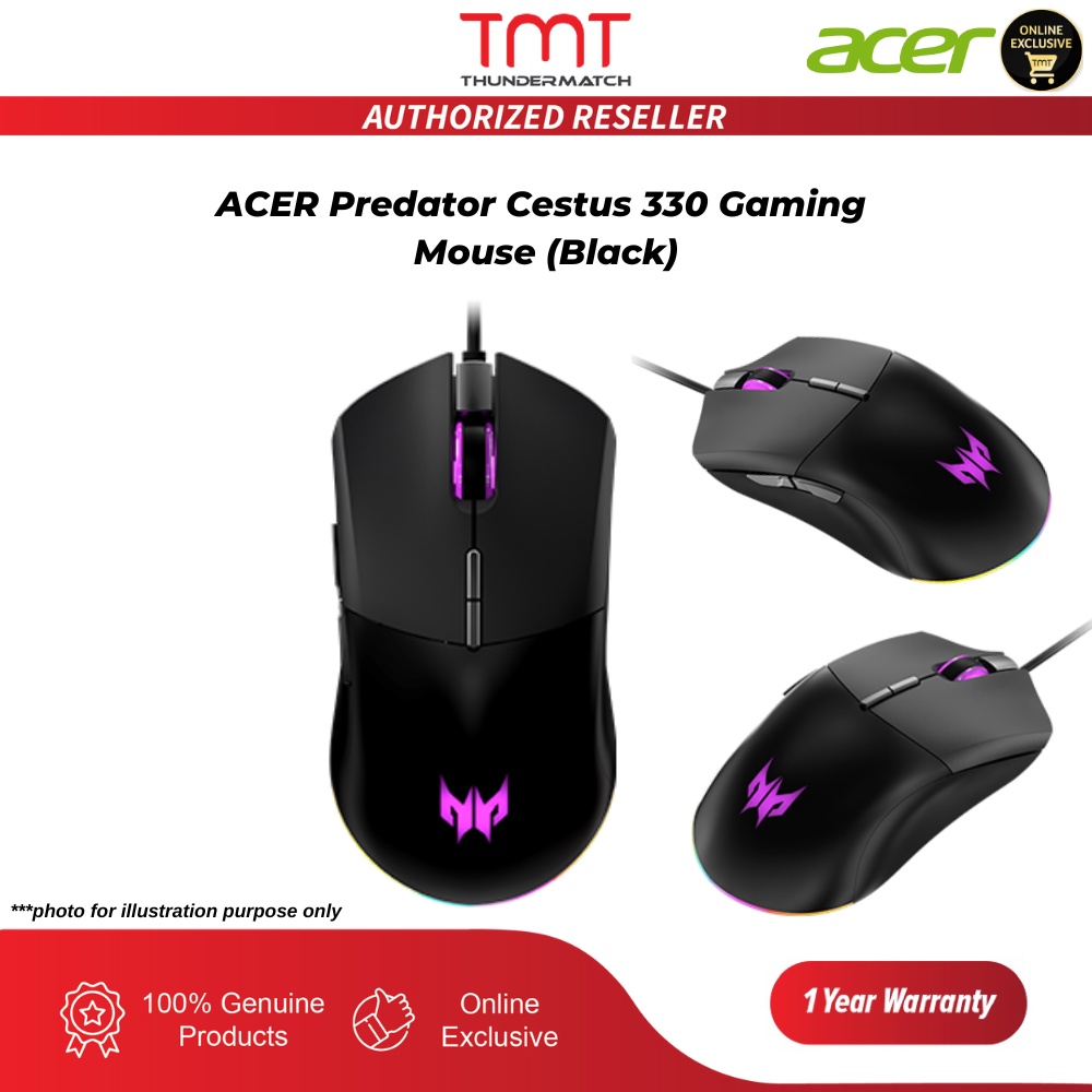 ACER Predator Cestus 330 Wired Gaming Mouse | Shopee Malaysia