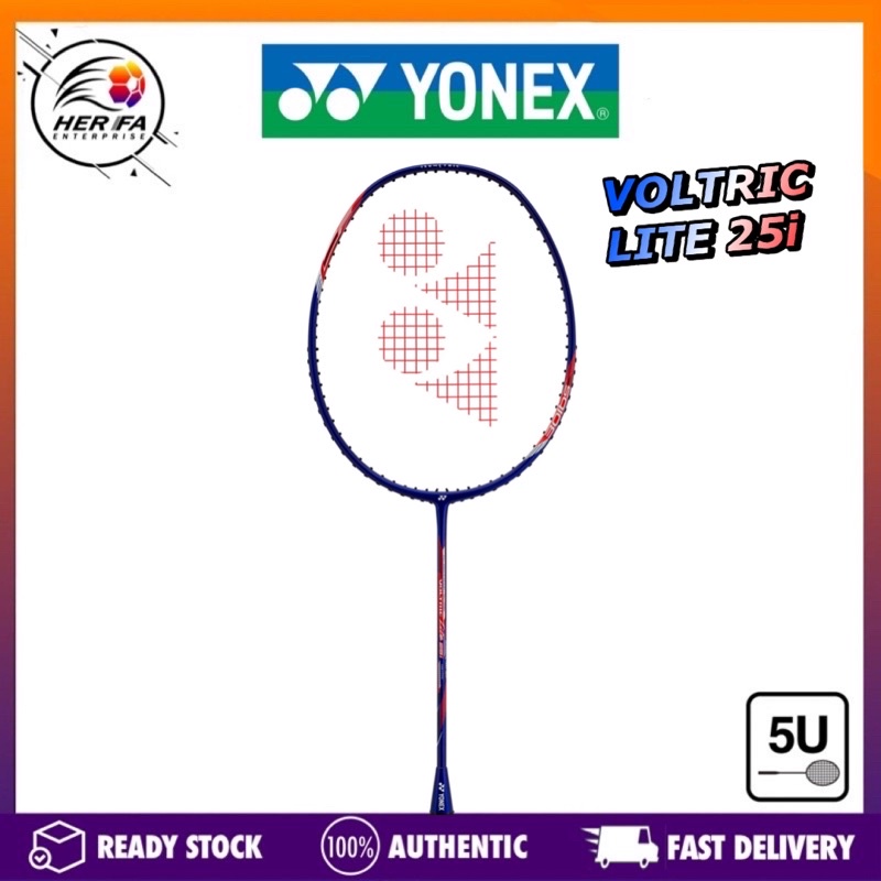 YONEX Voltric Lite 25i (5UG5) Max Tension 30lbs Badminton Racket ...