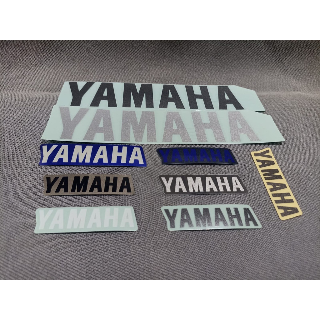 Yamaha logo emblem body Writing Sticker Sticker | Shopee Malaysia