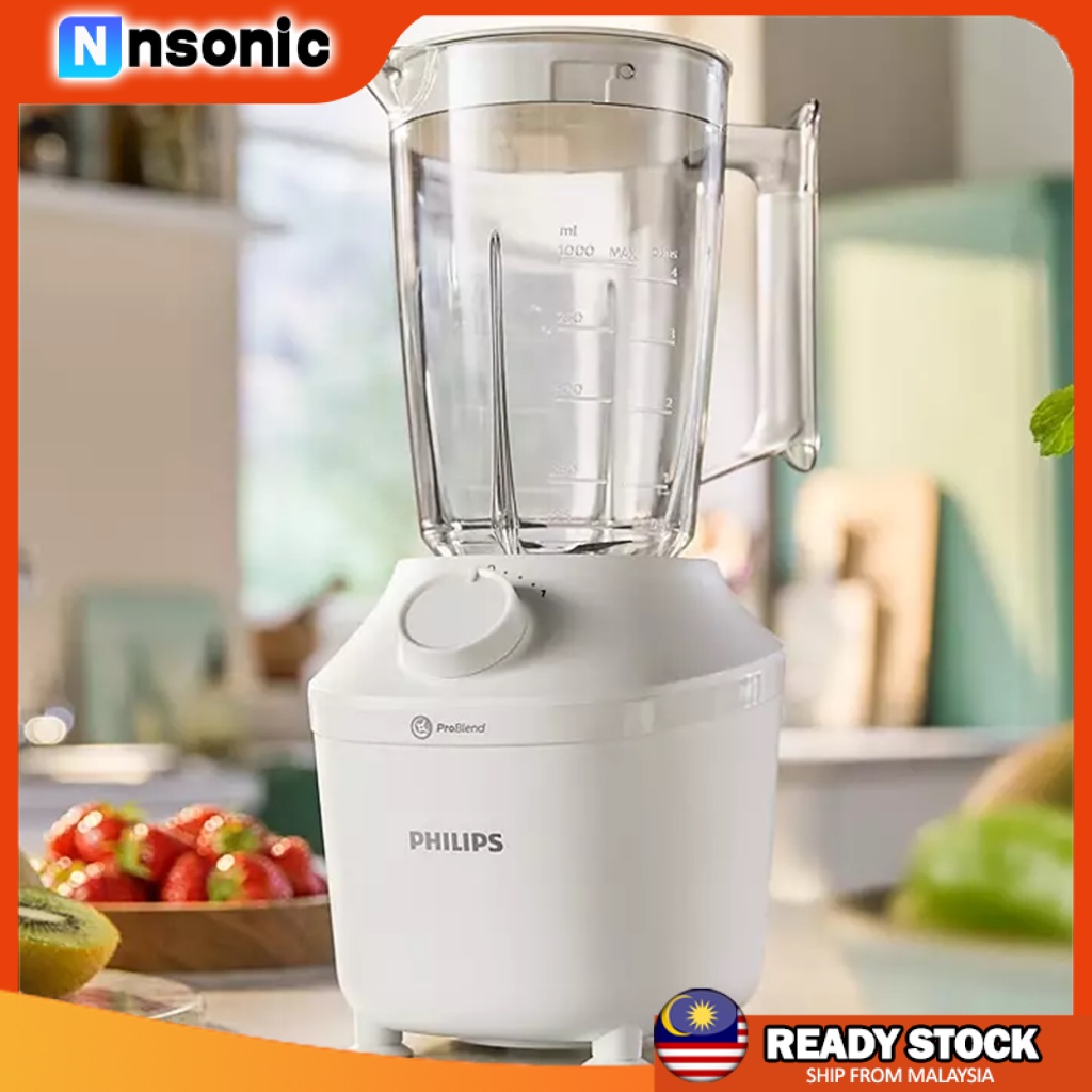 PHILIPS PROBLEND SYSTEM BLENDER 450W WITH MILL +JAR HR2041 | Shopee ...