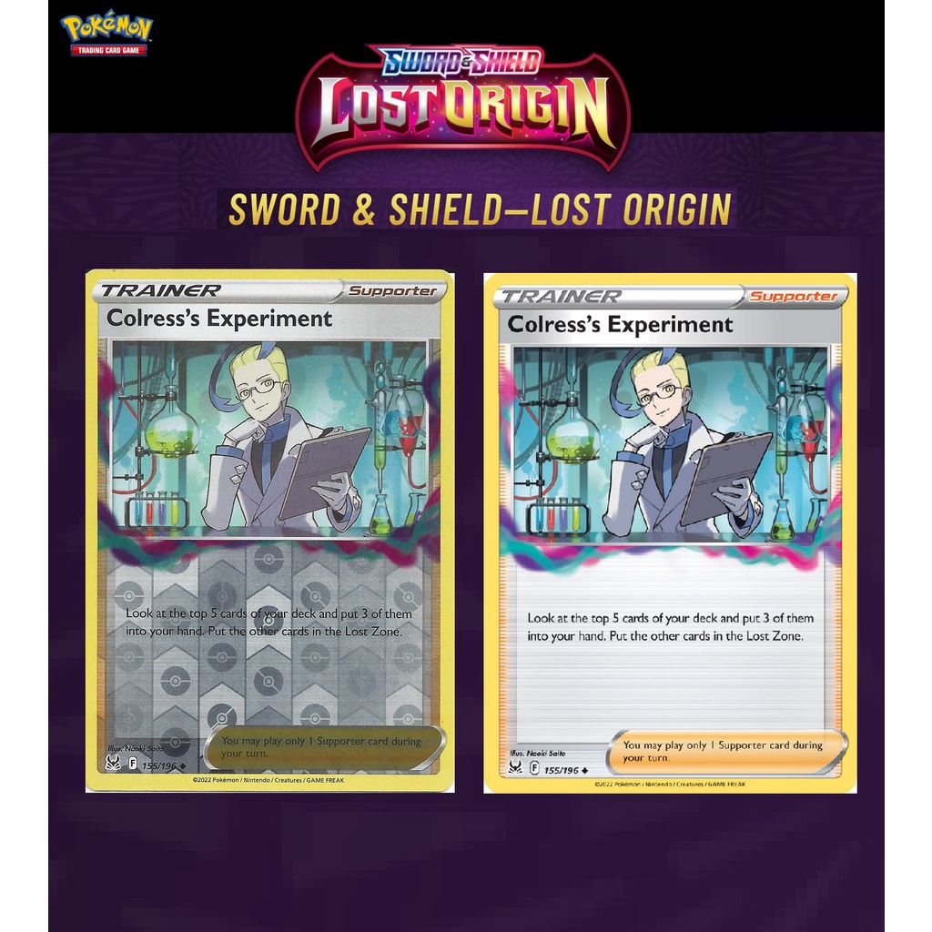 [Pokemon TCG] SS11 Lost Origin - 155/196 Colress's Experiment - Trading ...