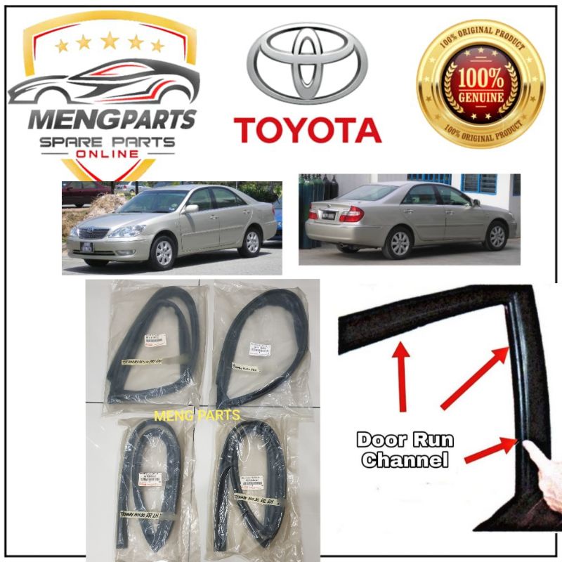 ORIGINAL TOYOTA CAMRY ACV31 2.0 ,ACV30 2.4 2003Y-2007Y DOOR GLASS RUN ...