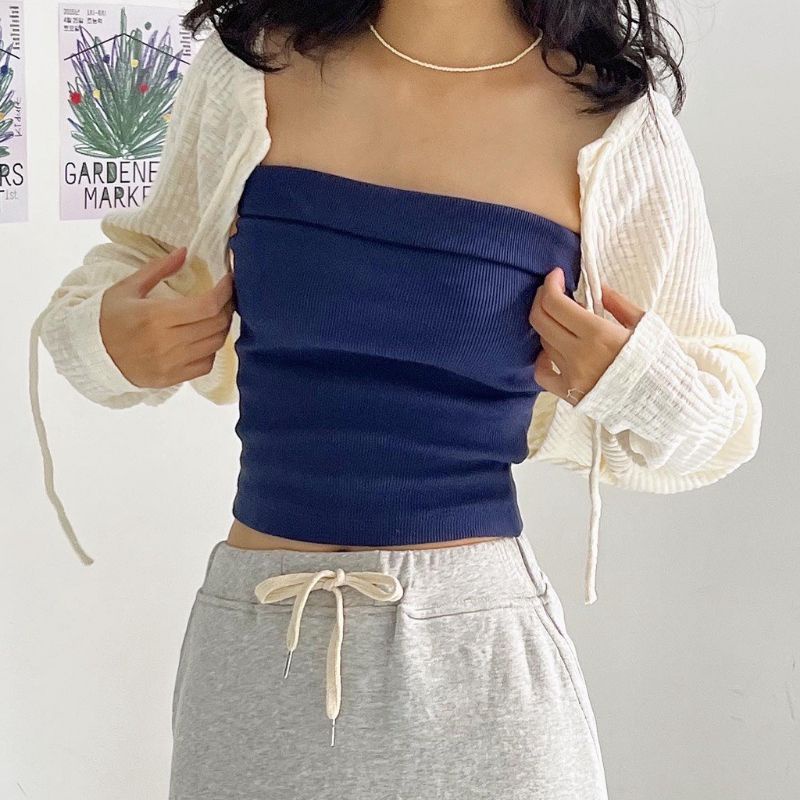 Bh668 tubetop strapless top without foam, thick and stretchy fabric in ...