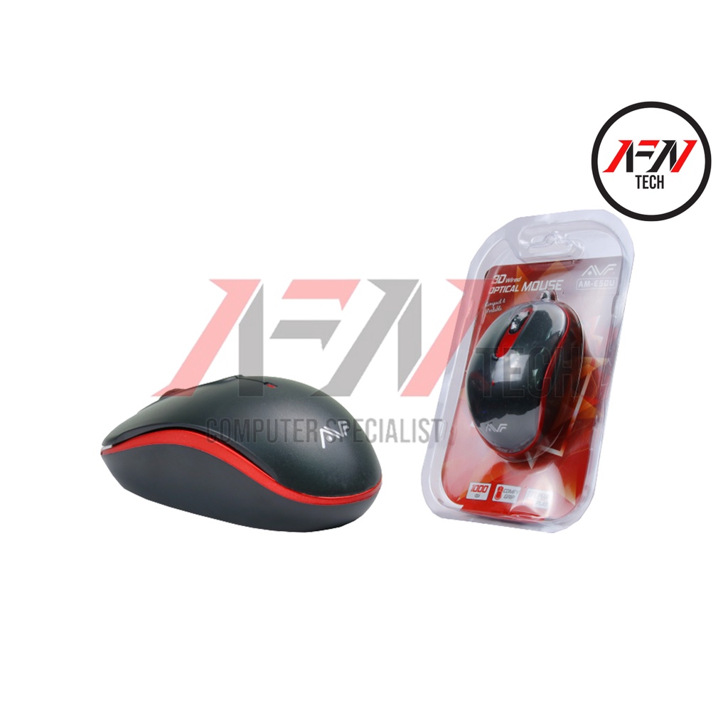 AVF 3D WIRED OPTICAL MOUSE (Model: AM-E50U) | Shopee Malaysia
