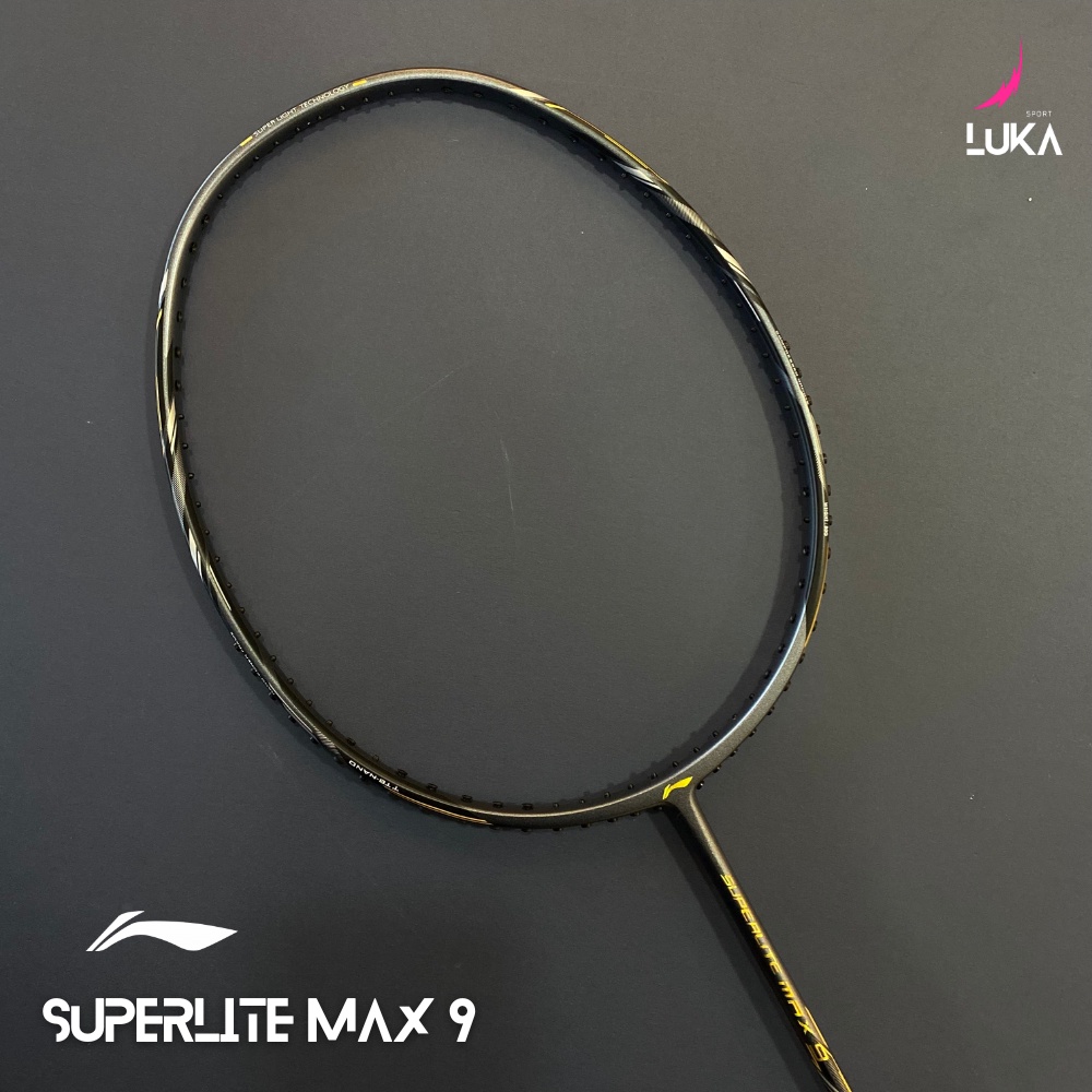 Li-Ning Racket Superlite Max 9 ( Green/Black/Grey ) 4U Original by Li ...