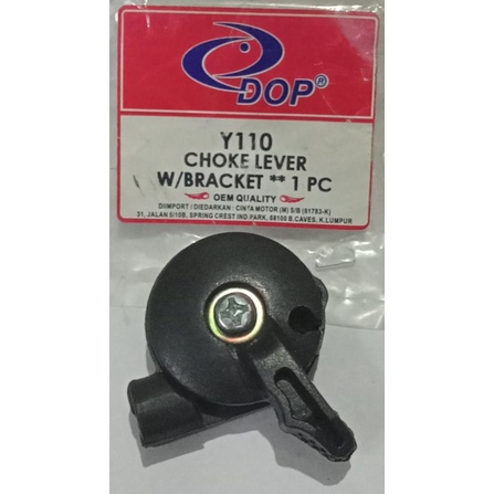 CHOKE LEVEL W/BRACKET (MODEL MOTORSIKAL: YAMAHA Y110)(JENAMA: DOLPHIN ...