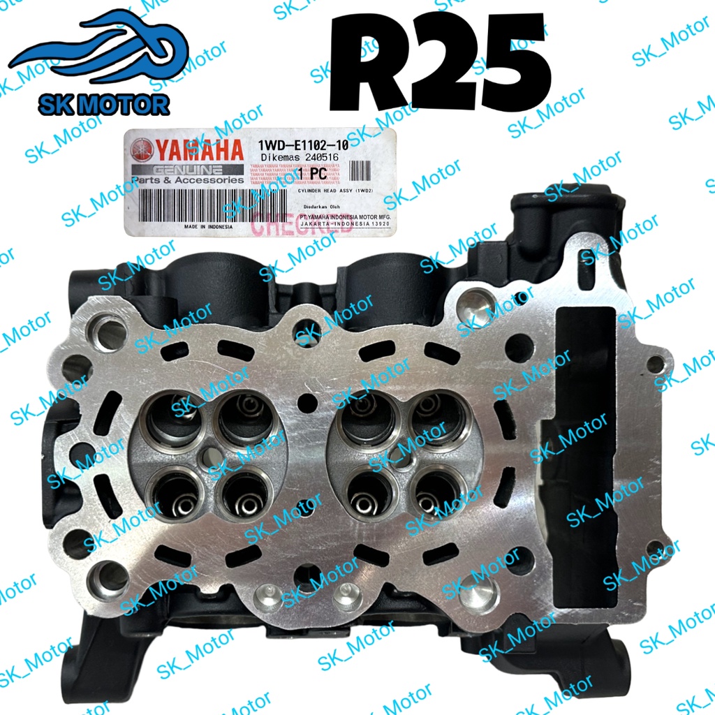 Yamaha YZF-R25 R25 Original Cylinder Head Assy 1WD-E1102-10 | Shopee ...