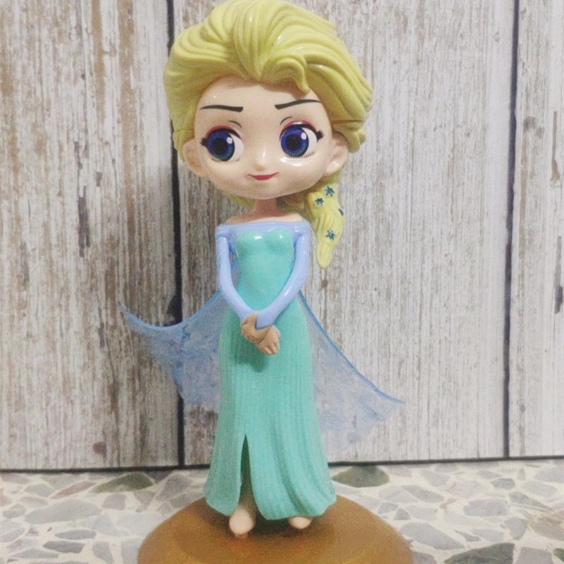 READY STOCK - PVC Disney Princess Elsa Anna Figurine Cake Topper (DIY ...