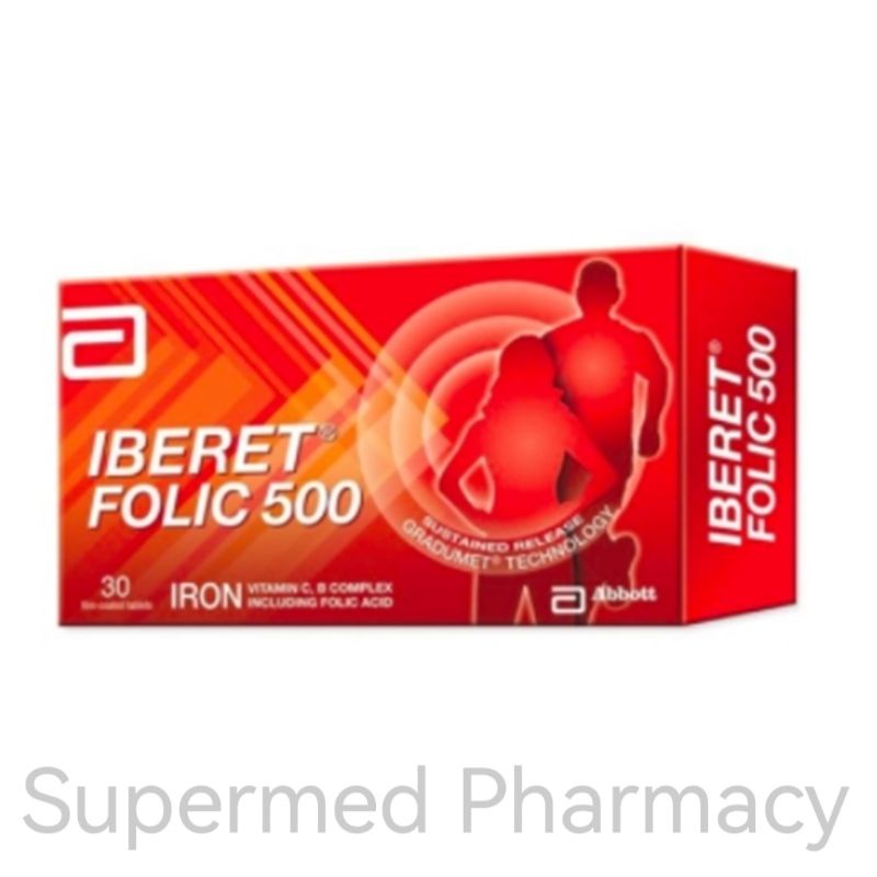 Abbott Iberet Folic 500 | Shopee Malaysia