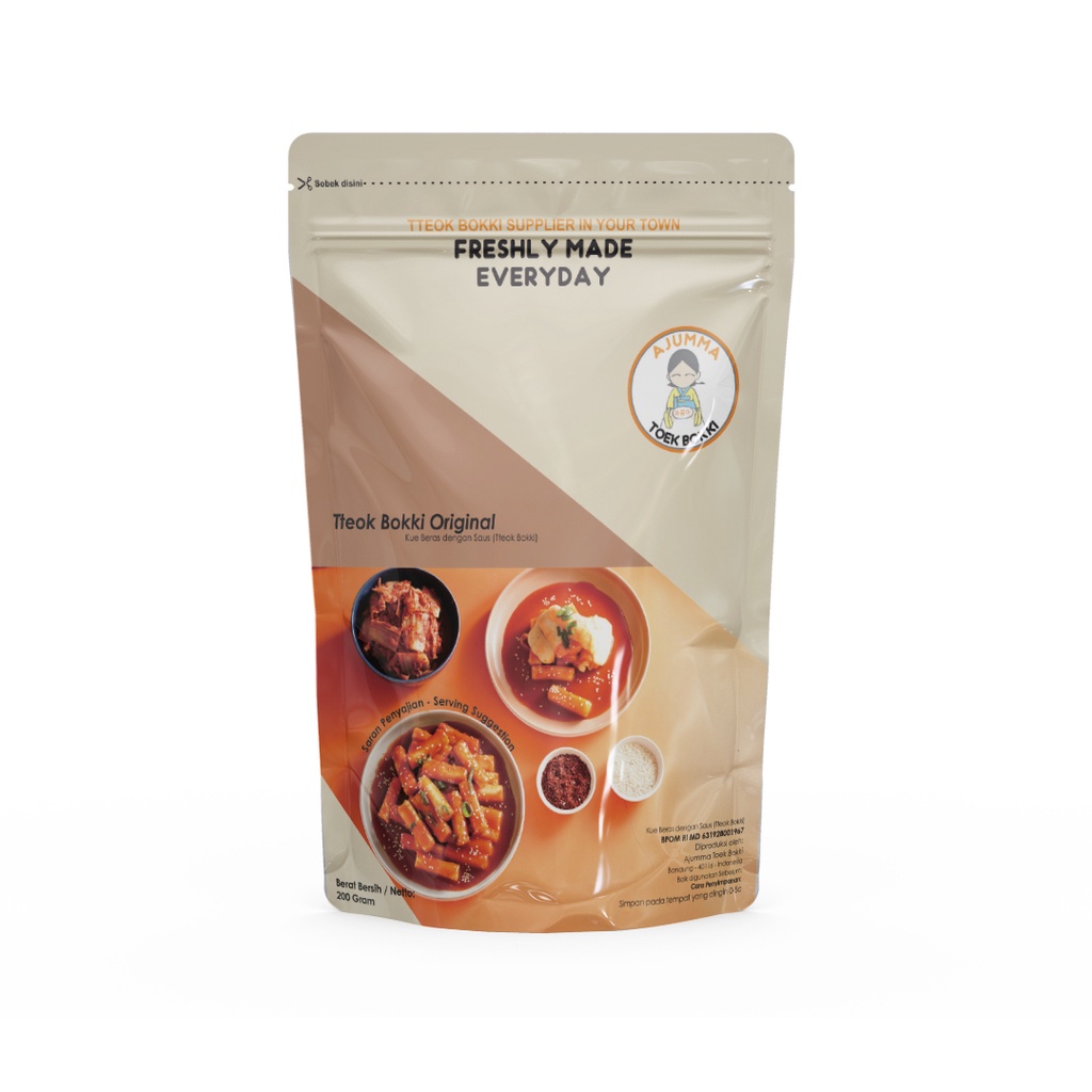 Ajumma Instant Toppoki - Halal Instant Topoki - Teokbokki - Tokpoki ...