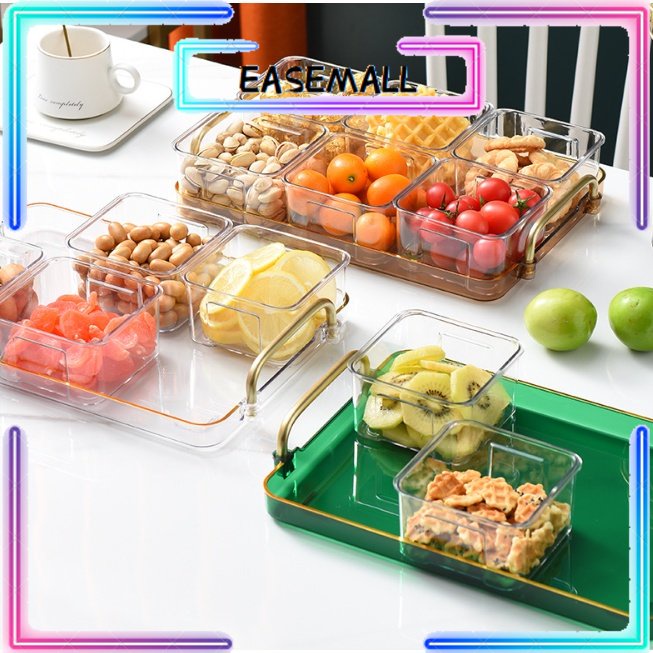 EASE MALL Light luxury high-end fruit plate with tray exquisite fruit ...