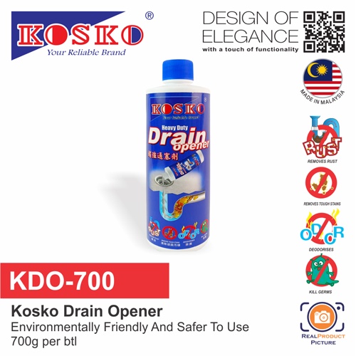 Kosko KDO-700 Drain Cleaner Drain Opener Heavy Duty Drain Opener ...