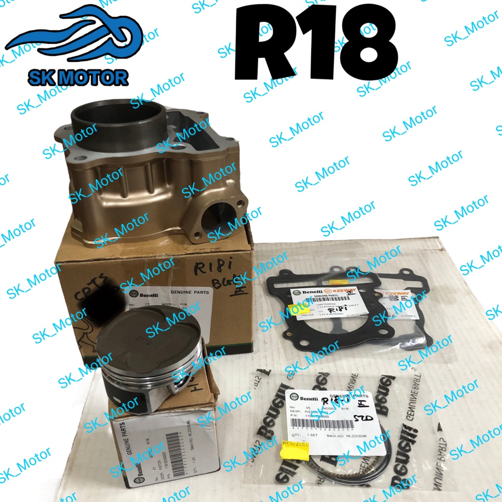 Benelli R18i R18 i Original Cylinder Block + Piston + Ring + Gasket ...