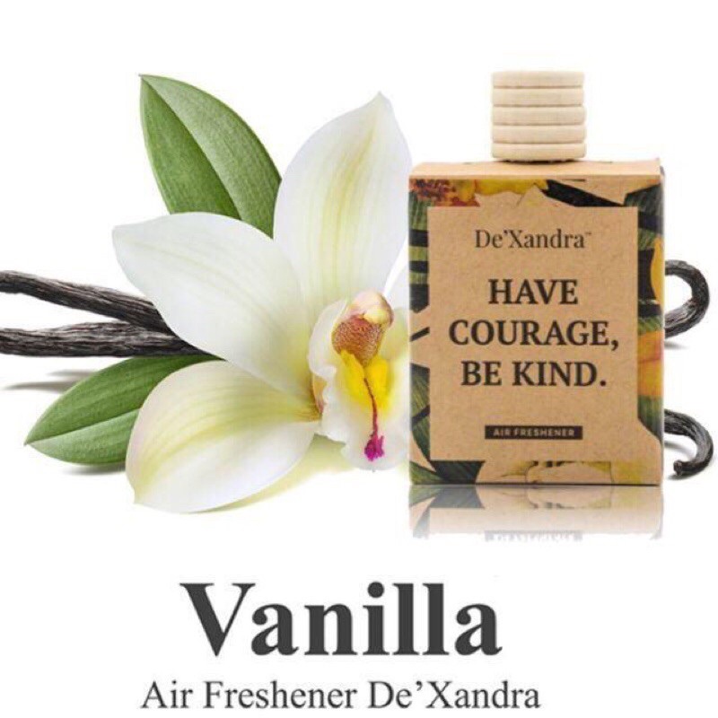 Vanilla Car perfume air freshener De’ xandra (high quality) | Shopee ...
