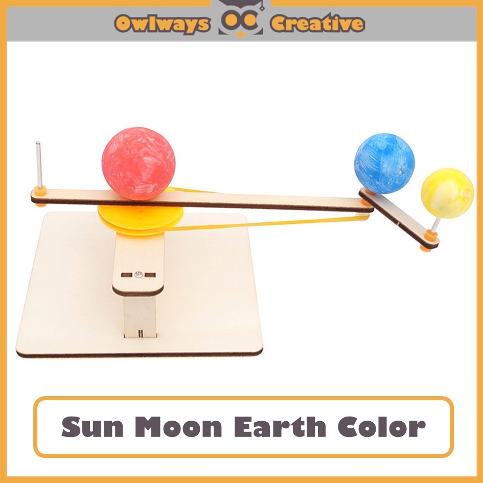 【1】Science STEM RBT DIY Robotics Set Assemble Wooden Kit Experiment ...