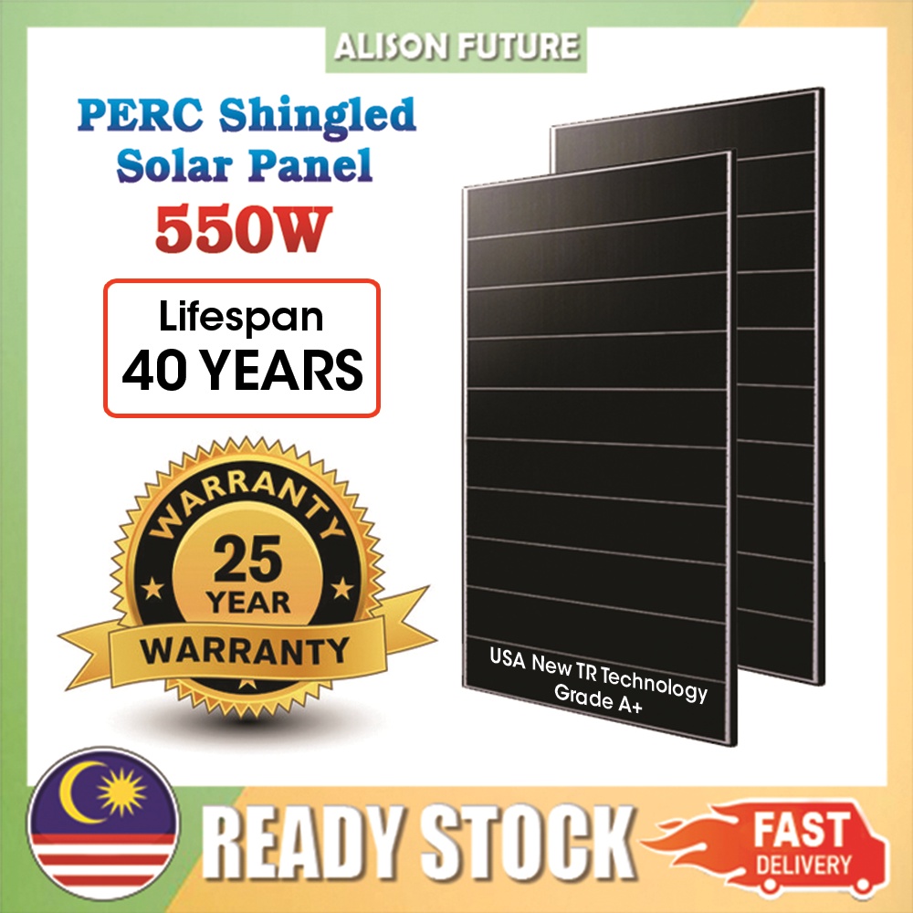 Monocrystalline PERC Shingled Solar Panel USA New TR Technology Solar ...