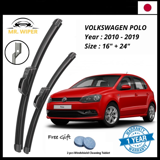 🔥 MR WIPER🔥 VOLKSWAGEN POLO HATCHBACK SEDAN (2010-2019) MR WIPER JAPAN ...