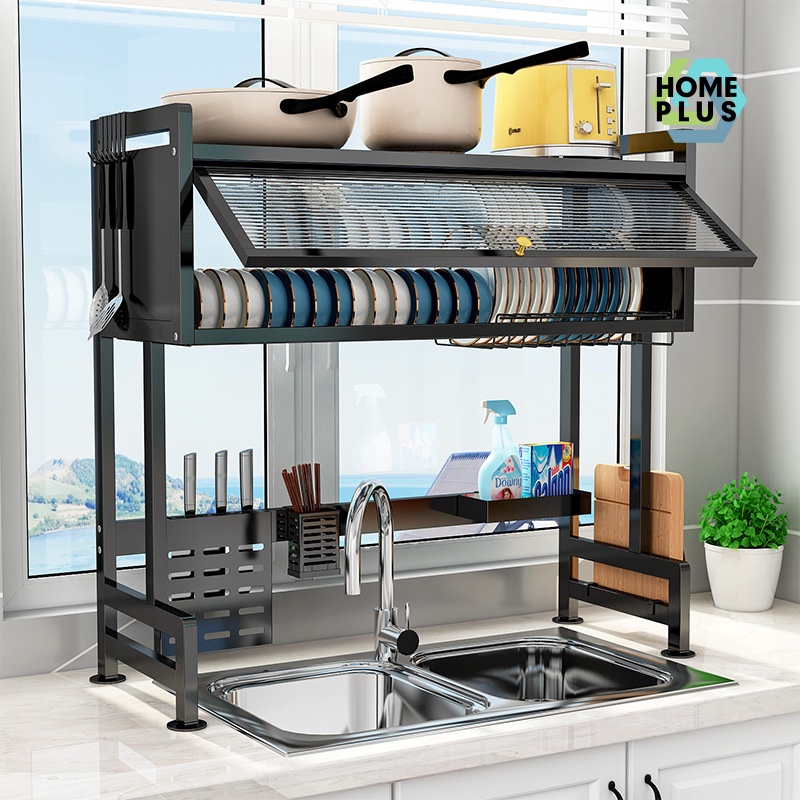Stainless Steel Rak Pinggan Kitchen Rak Sinki Kabinet Sinki Dapur Sink ...