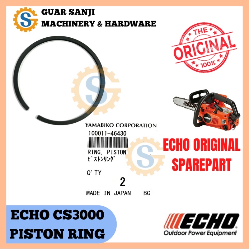 [ORIGINAL] ECHO CS3000 CHAINSAW PISTON RING GENUINE PART (1PC) | Shopee Malaysia