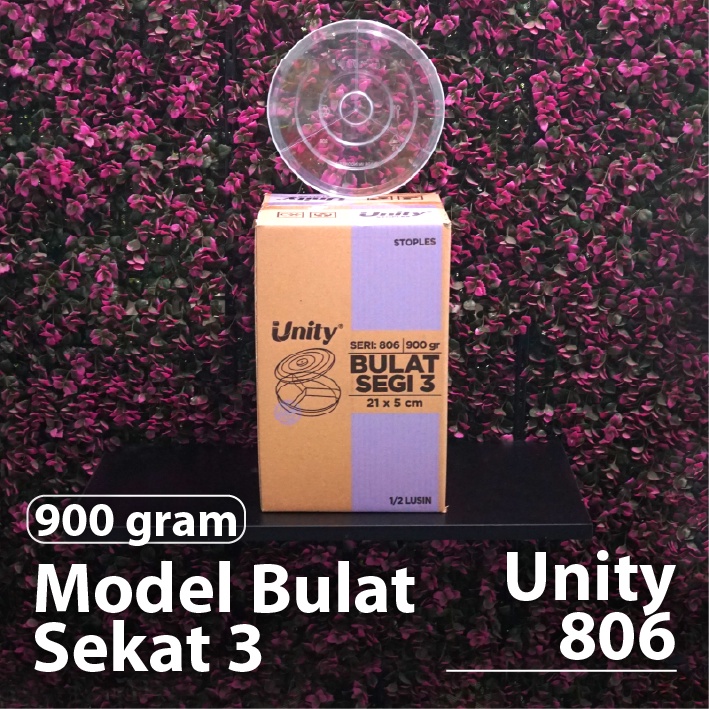 Unity 806 Jar - 3-piece Round Model - Volume 900 Grams - 0.9 kg | Shopee Malaysia