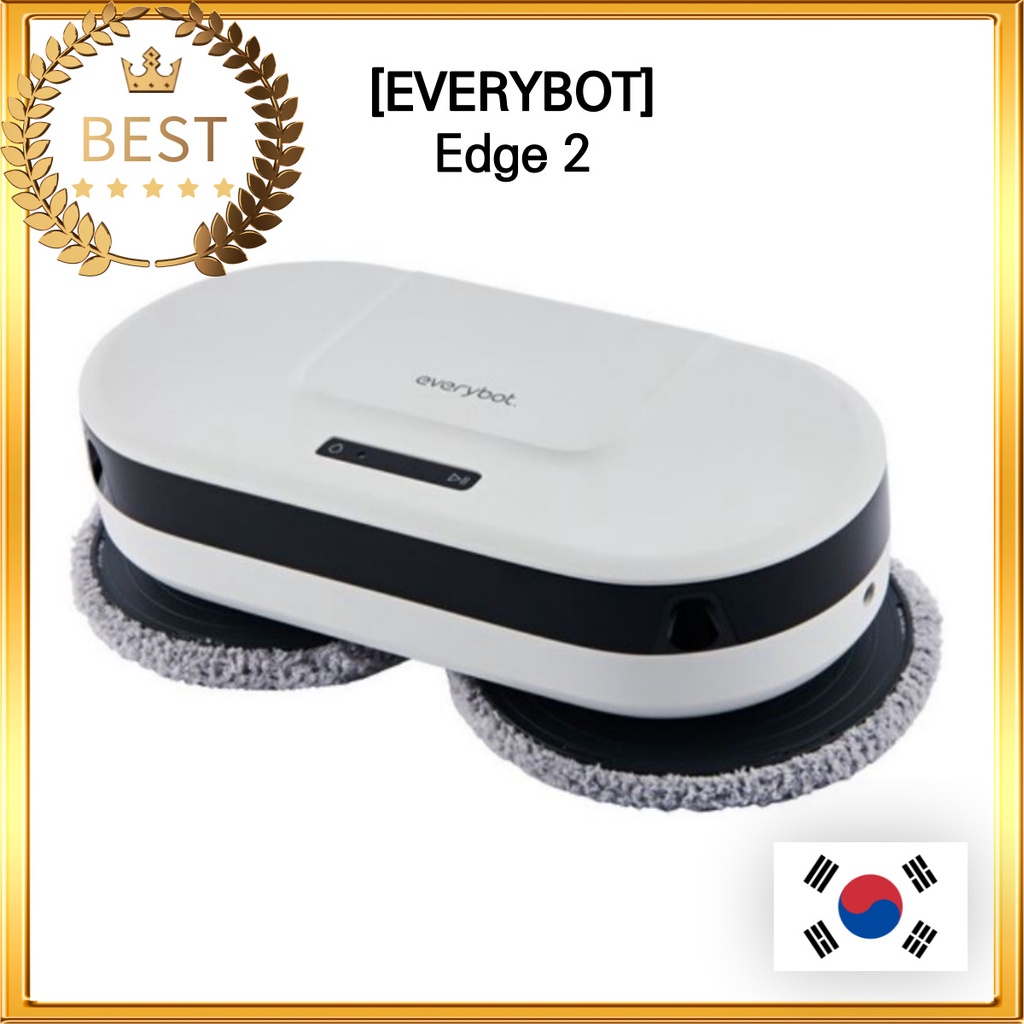 [EVERYBOT] Edge 2 Cordless Dual Spin Robot Mop Cleaner Wet Mopping Robot Extremely Silent Floor ...