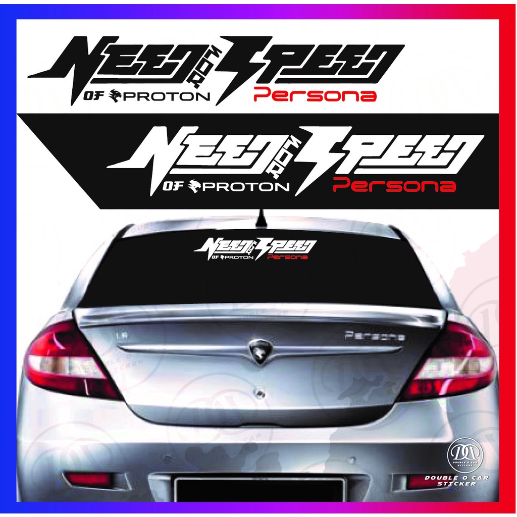 [Ready Stock]Need for speed of Perodua Persona windscreen sticker ...