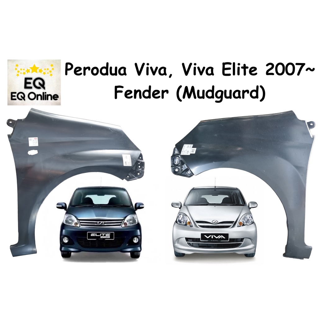 Perodua Viva, Viva Elite 2007 - 2013 Front Fender , Mudguard (BESI ...